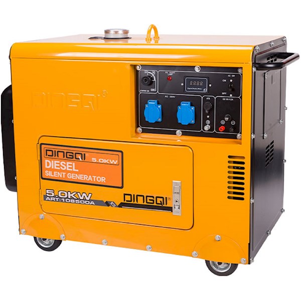 გენერატორი Dingqi 108500A, 5kW, Diesel Generator, Orange | 108500A | 108500A | Dingqi | ელექტრო ...
